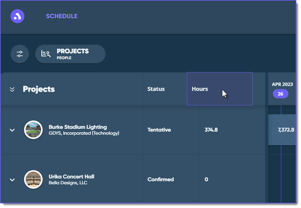 Customizing Your Schedule View